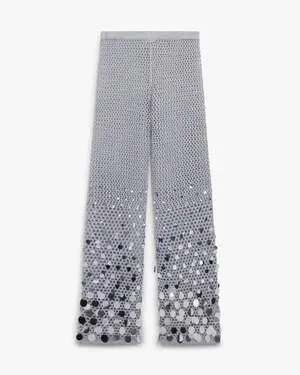 Casablanca Crochet Mirror Trousers
