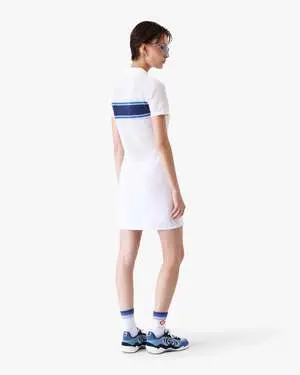 Casablanca Striped Mesh Midi Dress