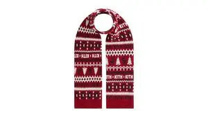 Kith Mas Fair Isle Knit Scarf - Allure