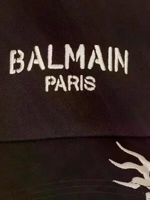 Balmain Logo-embroidered Baseball Cap
