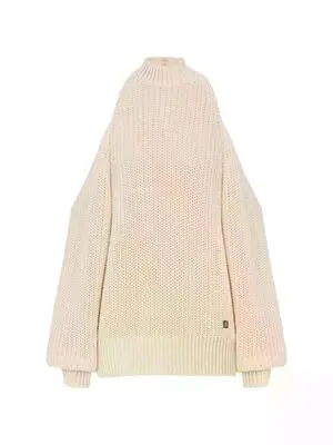 Balmain Open-shoulder Sweater
