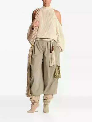 Balmain Open-shoulder Sweater
