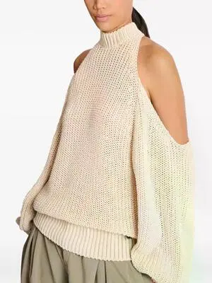 Balmain Open-shoulder Sweater
