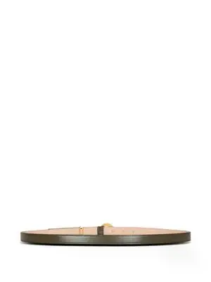 Balmain Leather T-bar Belt