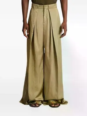 Balmain Tailored Knife-pleat Trousers - Neutrals