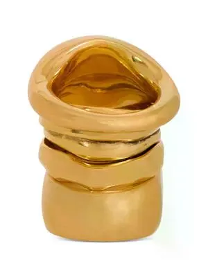 Balmain Geometric Signet Rings Set