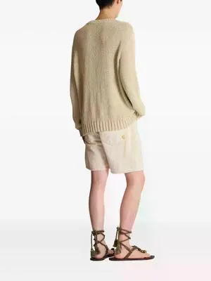 Balmain Crew-neck Sweater - Neutrals