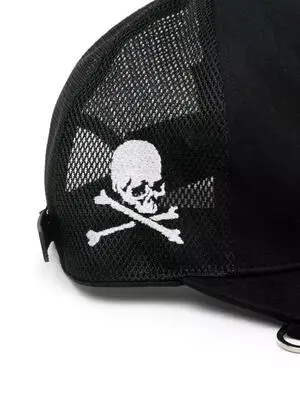 MASTERMIND WORLD Skull-embroidered Mesh Cap