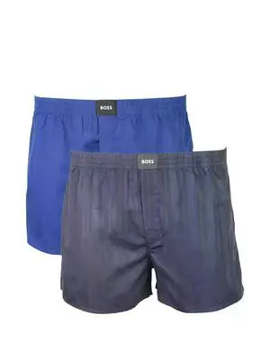 BOSS Striped Boxer Briefs - Blue
