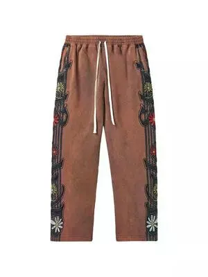 VALE FOREVER Harmony Garden Track Pants - Brown
