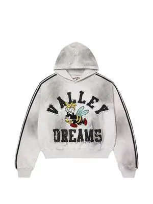 VALE FOREVER Anthem Stripe Hoodie - Grey