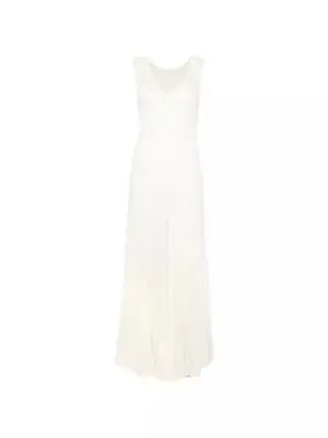 Eric Bompard Sleeveless Maxi Dress - Neutrals