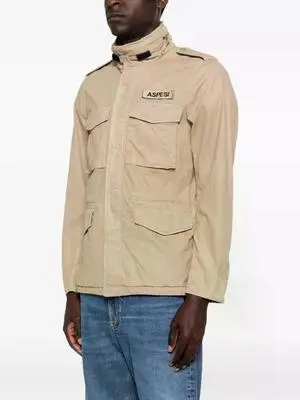 Aspesi Minifield Flap-pocket Jacket - Neutrals