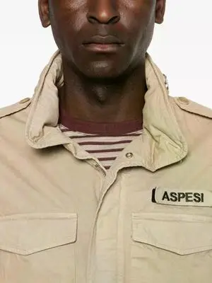 Aspesi Minifield Flap-pocket Jacket - Neutrals