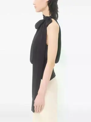 Valentino Garavani Silk Crepe Blouse With Bow Detail