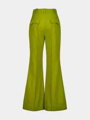 Zimmermann Luna Wool Flare Trousers