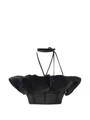 Elisabetta Franchi Ruffled Halterneck Top