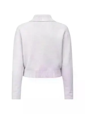 ALLUDE Collar Zip Jacket