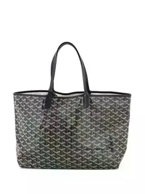Goyard Saint Louis Coated Canvas Pm Tote Bag - Black