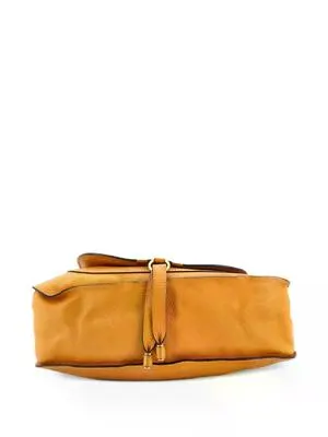 Chloé Marcie Leather Medium Shoulder Bag - Orange