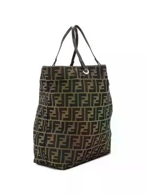 Fendi Vintage Zucca Canvas Tote Bag