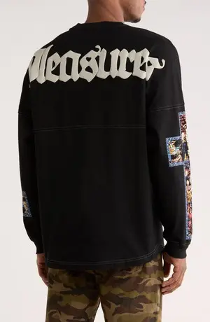 PLEASURES Blasphemy Long Sleeve Graphic T-shirt
