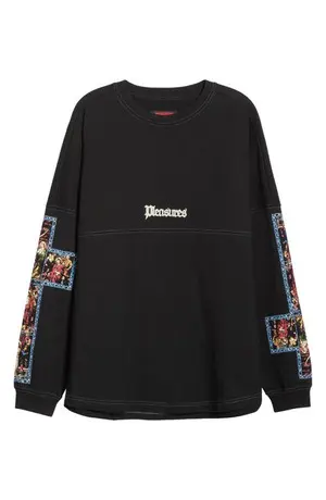 PLEASURES Blasphemy Long Sleeve Graphic T-shirt