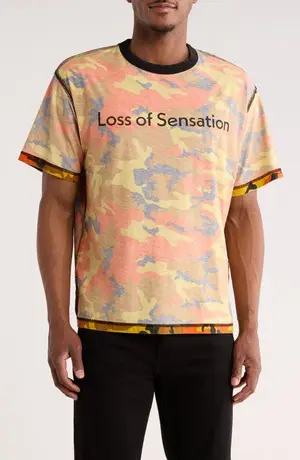 PLEASURES Sensation Camo T-shirt