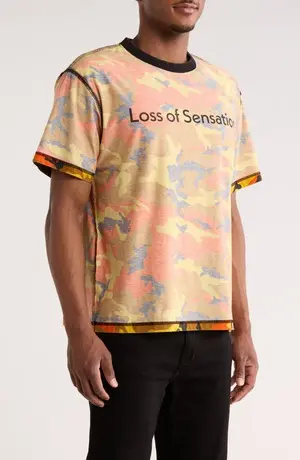 PLEASURES Sensation Camo T-shirt