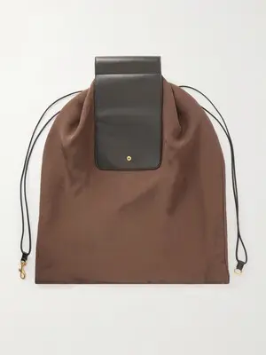 Saint Laurent Nylon And Leather Messenger Bag