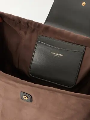 Saint Laurent Nylon And Leather Messenger Bag