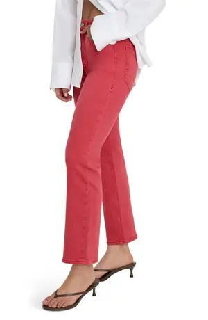 Good American Good Icon Ankle Slim Straight Leg Jeans