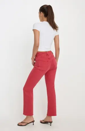 Good American Good Icon Ankle Slim Straight Leg Jeans