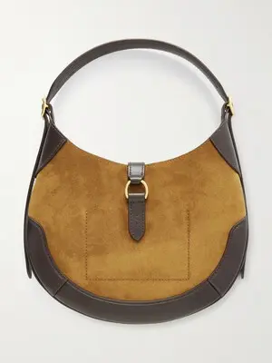 Polo Ralph Lauren Polo Id Suede Shoulder Bag