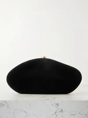 Cult Gaia The Caldera Velvet Clutch
