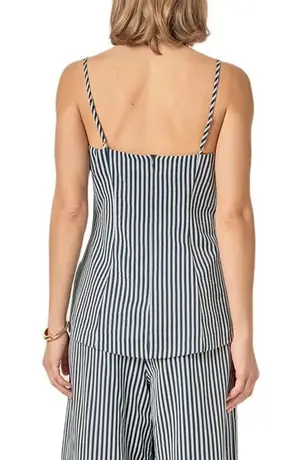 English Factory Stripe Longline Camisole