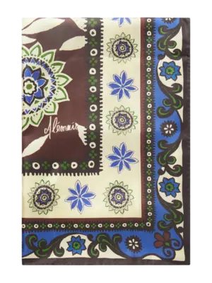 ALEMAIS Jasper Printed Silk-twill Scarf - Multi