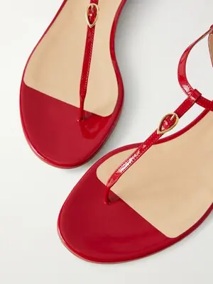 Jennifer Chamandi Pietro 20 Patent-leather Sandals