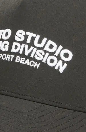 SANTO STUDIO Racing Six-panel Twill Trucker Hat