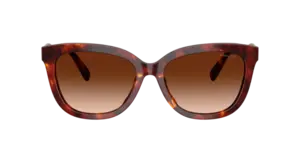 COACH Square Frame Sunglasses - Walnut Tortoise