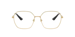 Versace VE1316 Square Optical Glasses Gold