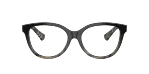 Burberry Cat-eye Eyeglasses - Check Gradient Grey