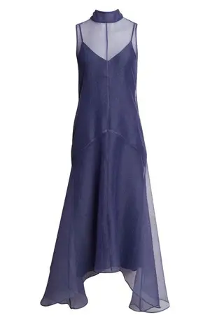 Staud Auden Sleeveless Chiffon Gown