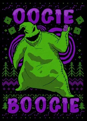 THE NIGHTMARE BEFORE CHRISTMAS Oogie Boogie Ugly Sweater T-shirt