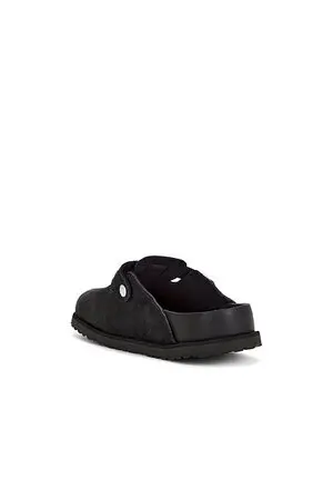 BIRKENSTOCK Boston Pony Hair Exq Mule - Black