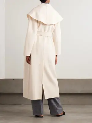 Tove Ondine Belted Wool-blend Coat - Neutrals