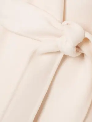 Tove Ondine Belted Wool-blend Coat - Neutrals