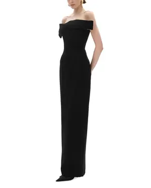 Rachel Gilbert Rydell Off-the-shoulder Gown