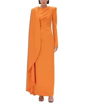 Rachel Gilbert Cape Effect Evening Dresses