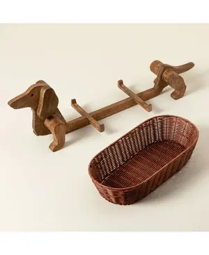 UNCOMMON GOODS Dachshund Storage Basket